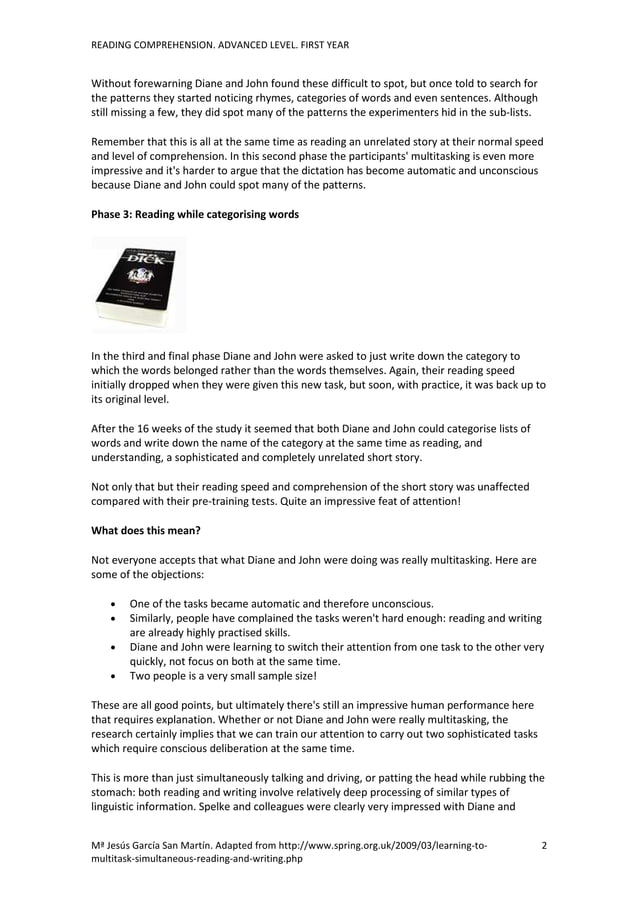 Learning to Multitask: Simultaneous Reading and Writing | PDF ...