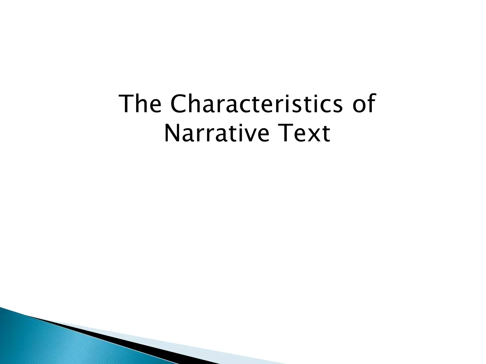 Reading narrative text | PPTX