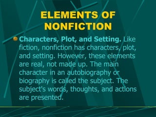 Reading nonfiction | PPT