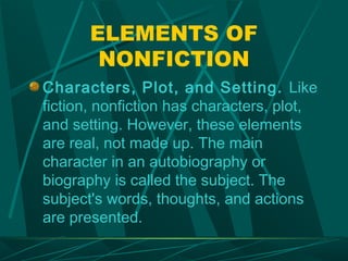 Reading nonfiction | PPT