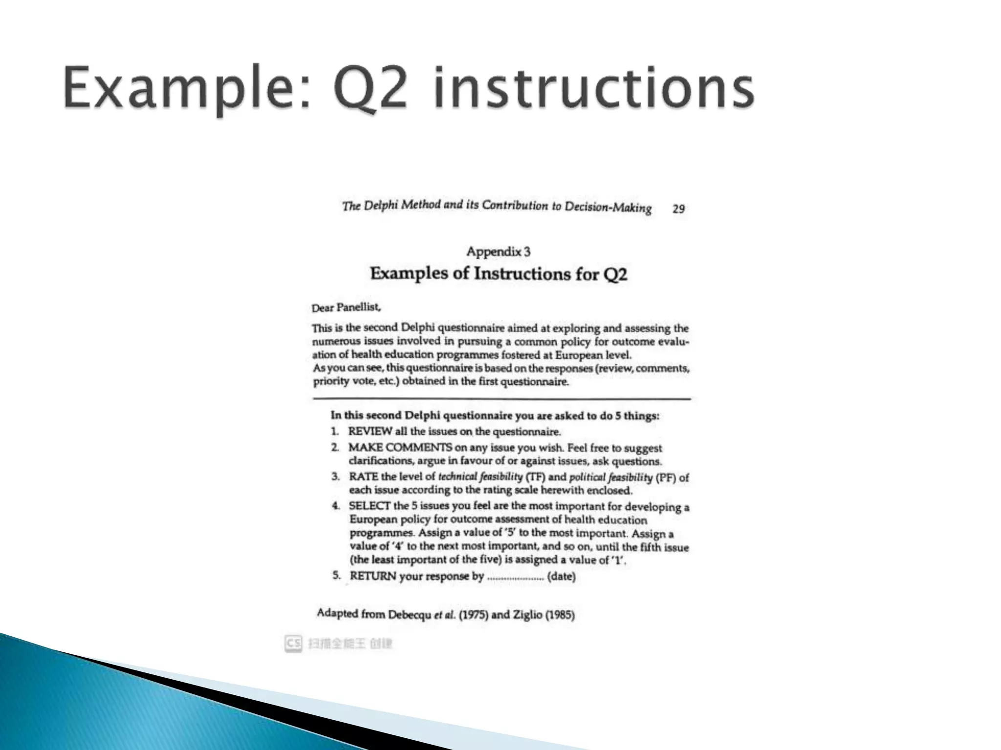 The Delphi Method and its Contribution to Decision-Making | PPT