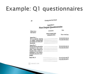 The Delphi Method and its Contribution to Decision-Making | PPTX