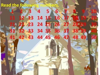 Reading number and letters | PPTX