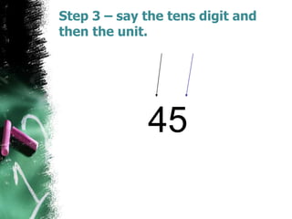 Reading numbers 4 | PPTX