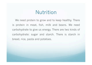 Reading nutrition | PDF