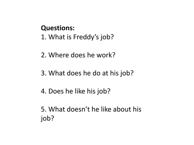 Reading occupation web based lesson | PDF