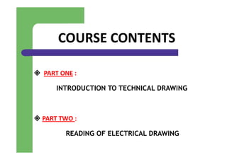Reading of electrical drawing | PDF