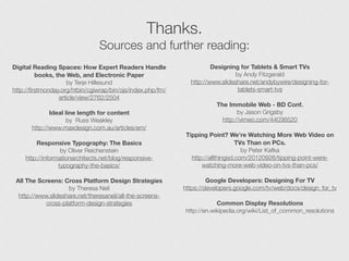 Reading on the big screen | PDF