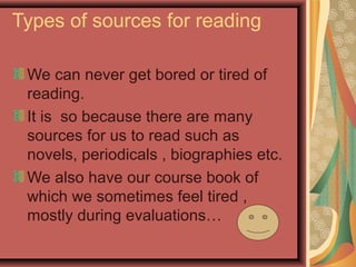 Reading opens the door to the world of knowledge | PPT