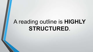 Reading Outline | PPTX