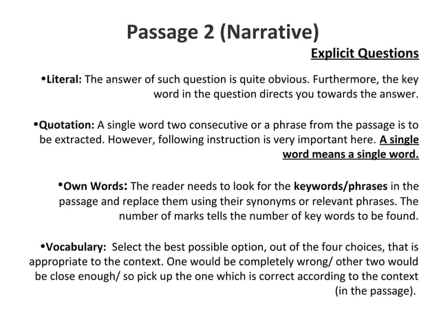 GCE O Level Reading paper revised | PPT