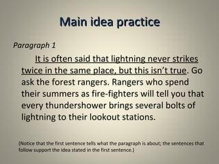 Reading part 3 main ideas(1) | PPT