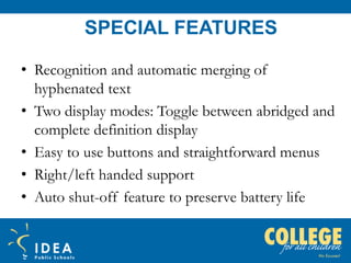 Reading pen 2 | PPTX