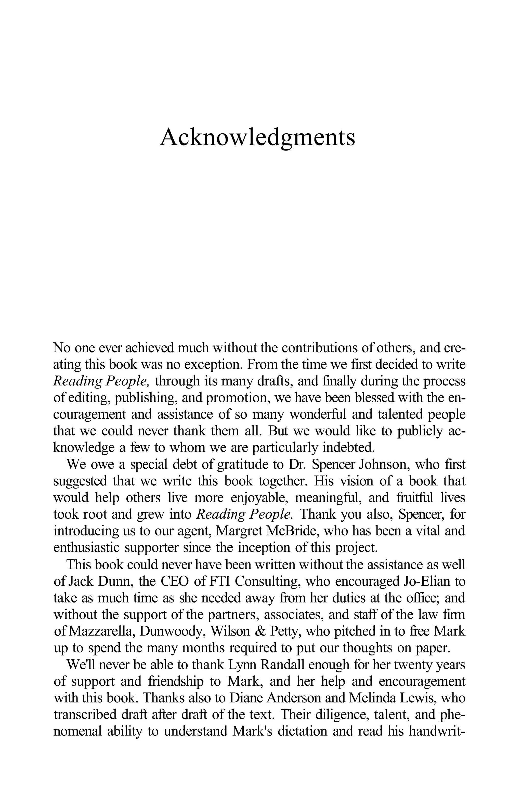 Reading people how to understand people and predict their behavior ...