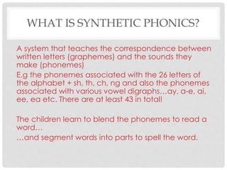 Reading Phonics Meeting | PPT
