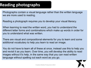 Reading photographs | PPTX
