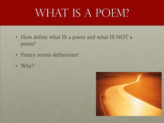 Reading Poetry, Responsibly & Responsively | PPTX
