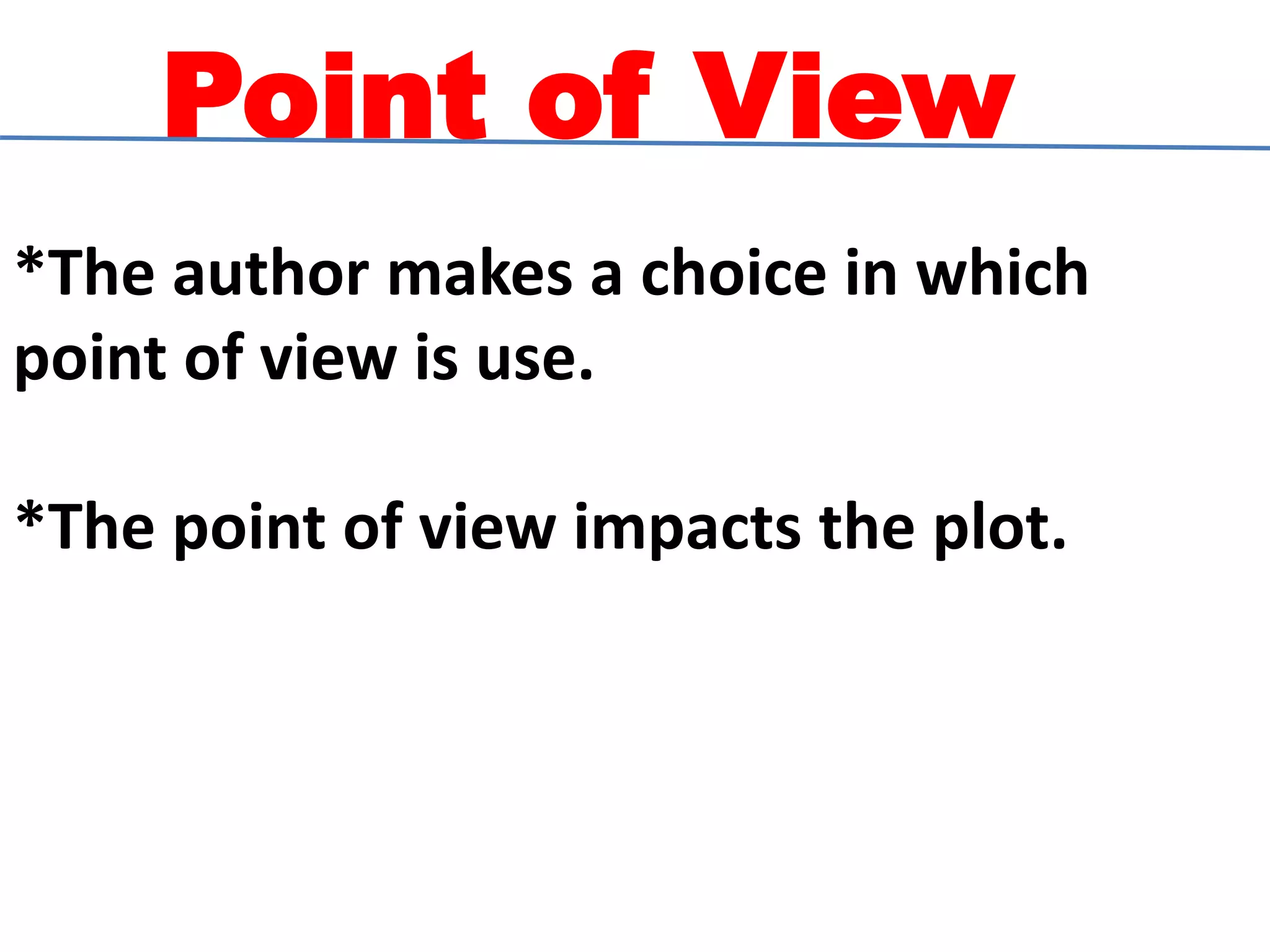 Reading Pointofview Ppt
