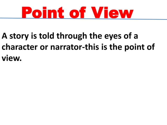 Reading pointofview | PPT | Free Download