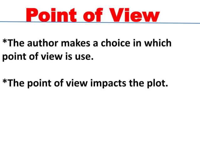 Reading pointofview | PPT