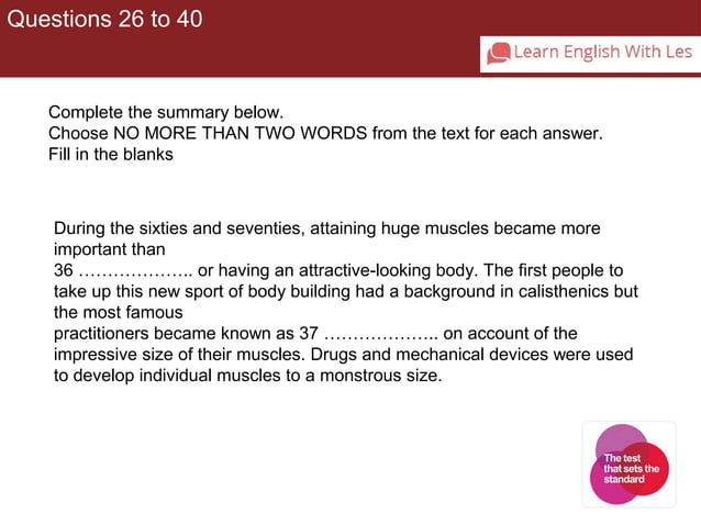 Reading practice test 1 ielts general training | PPT | Homework and ...