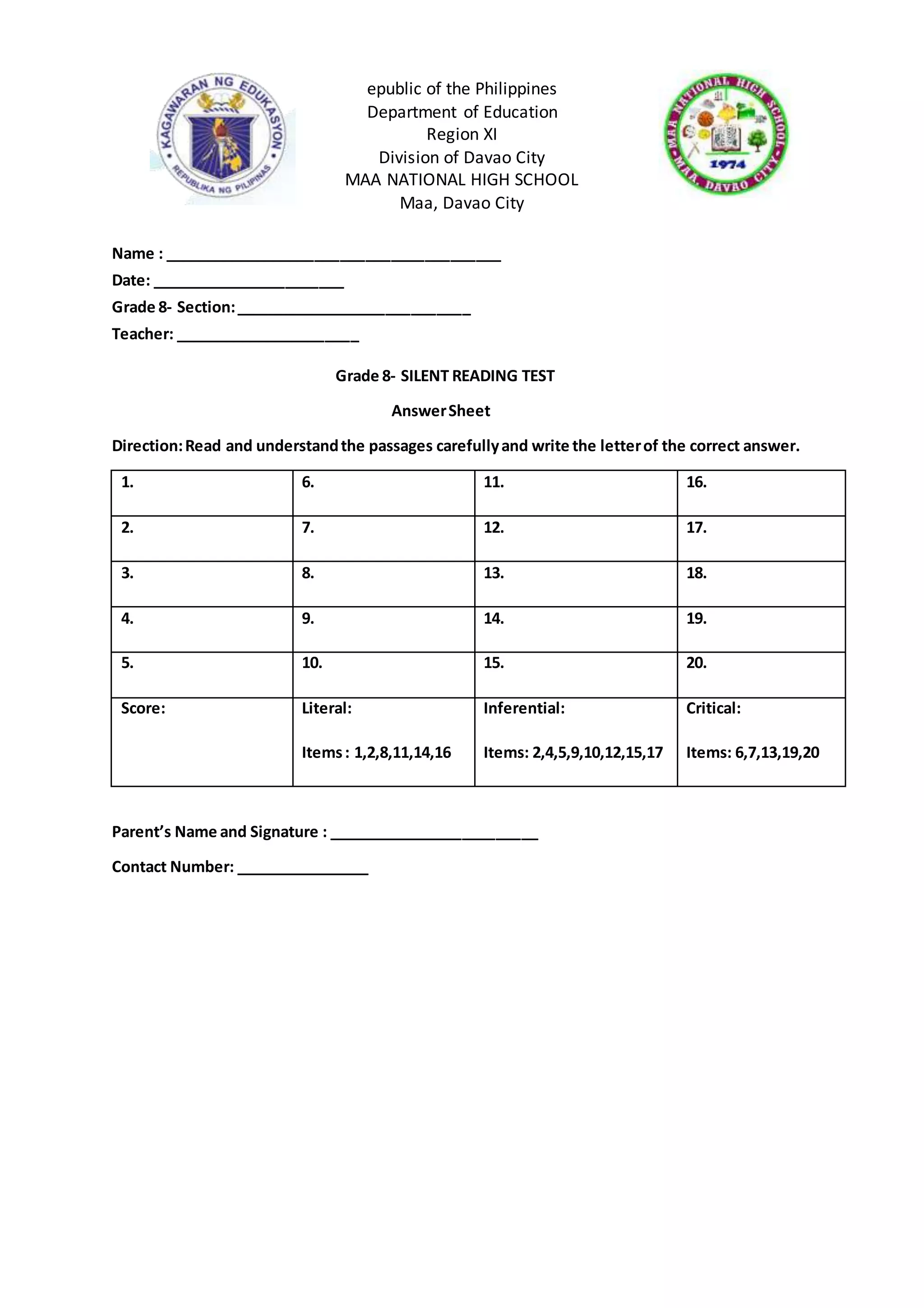 reading pretest.docx