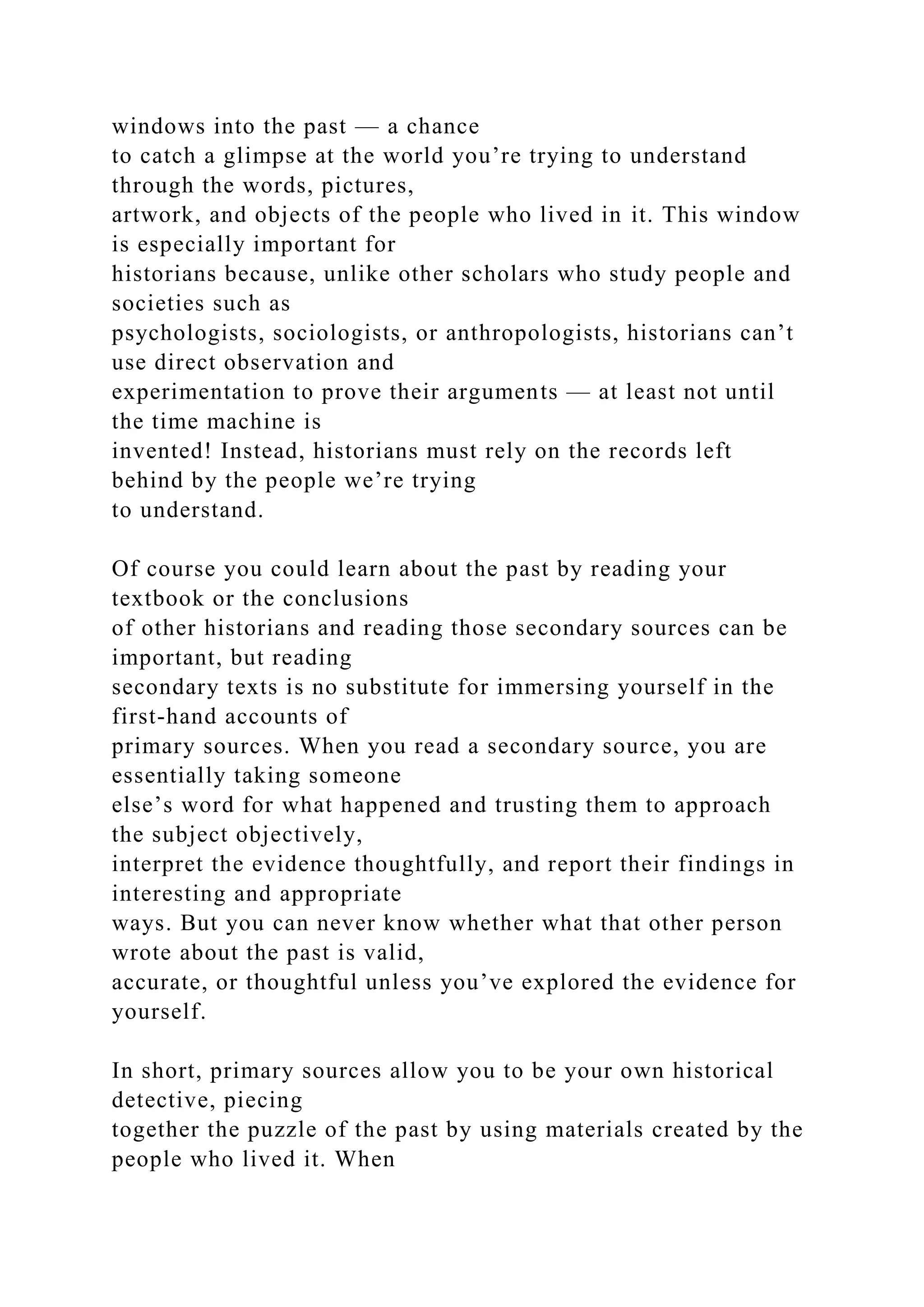 Reading primary sources Anintroduction for studentsBY KAT.docx ...