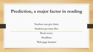 Reading principles | PPTX | Homework and Study | Education