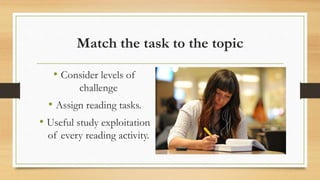 Reading principles | PPTX | Homework and Study | Education