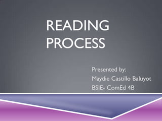 Reading Process | PDF