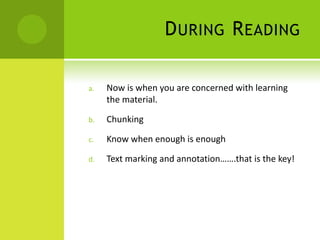 Reading process and_summary | PPT