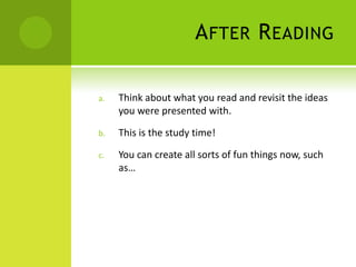 Reading process and_summary | PPT