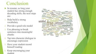 EDUC 551 Developing Reading Fluency | PPTX