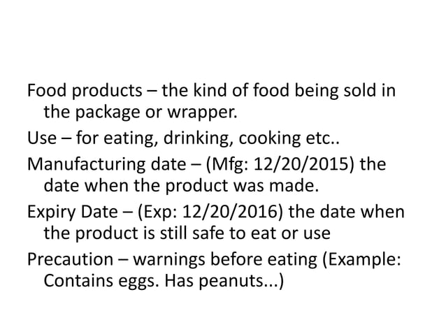 Reading product labels | PPTX | Nutrition | Healthy Living