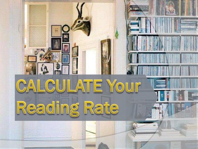 Calculate Reading Rate | PPTX