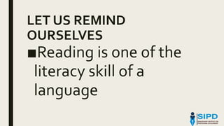 Reading readiness | PPTX