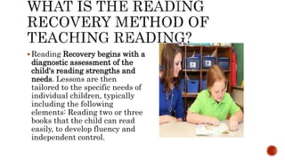 Reading Recovery Strategy/Method in Special Education | PPTX | Daycare ...