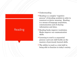 Reading & Reflecting on Texts | PPTX