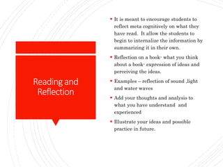 Reading & Reflecting on Texts | PPTX