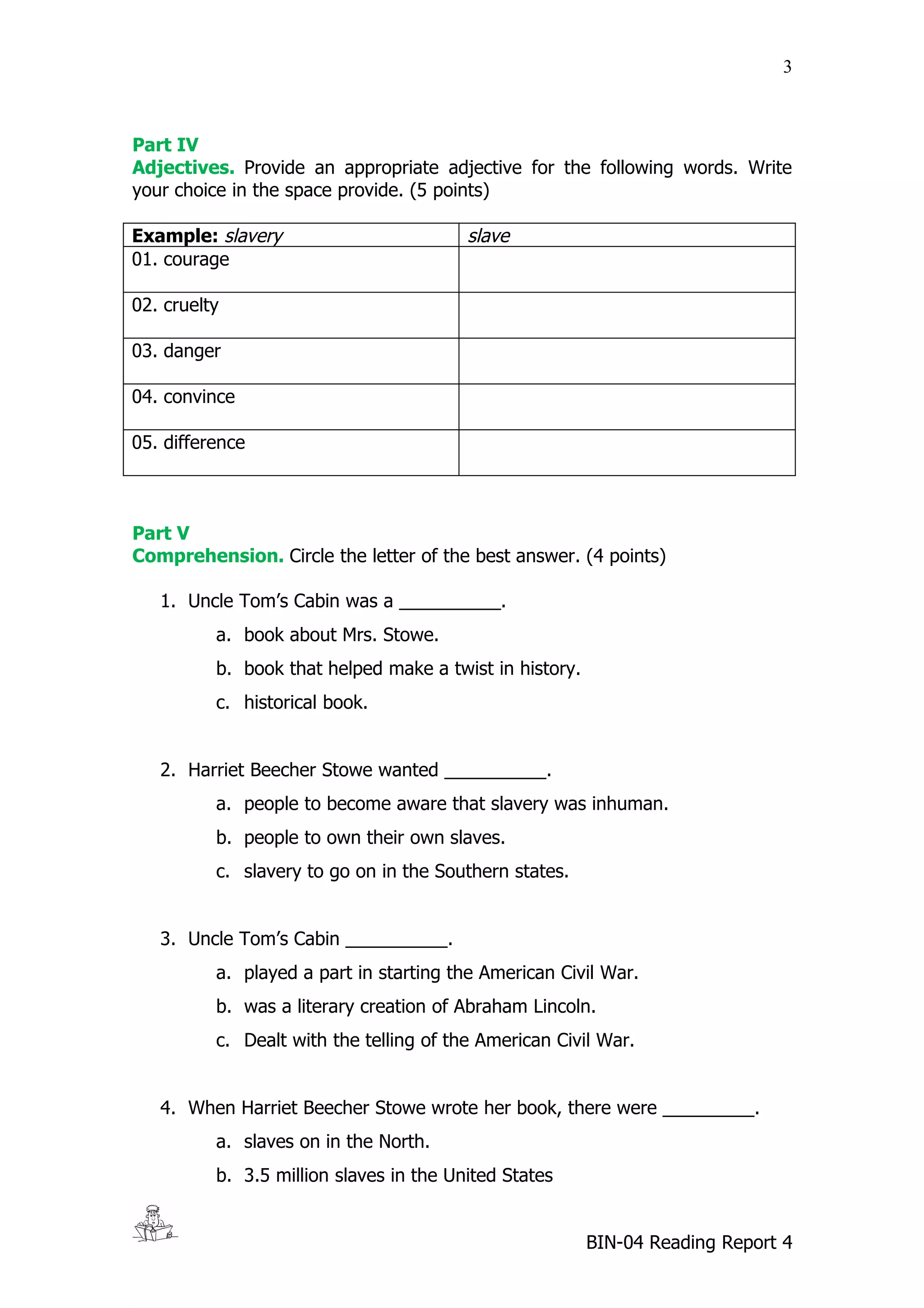 Reading report 4 | DOC