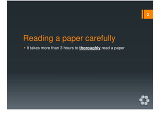 Reading Research Paper | PDF