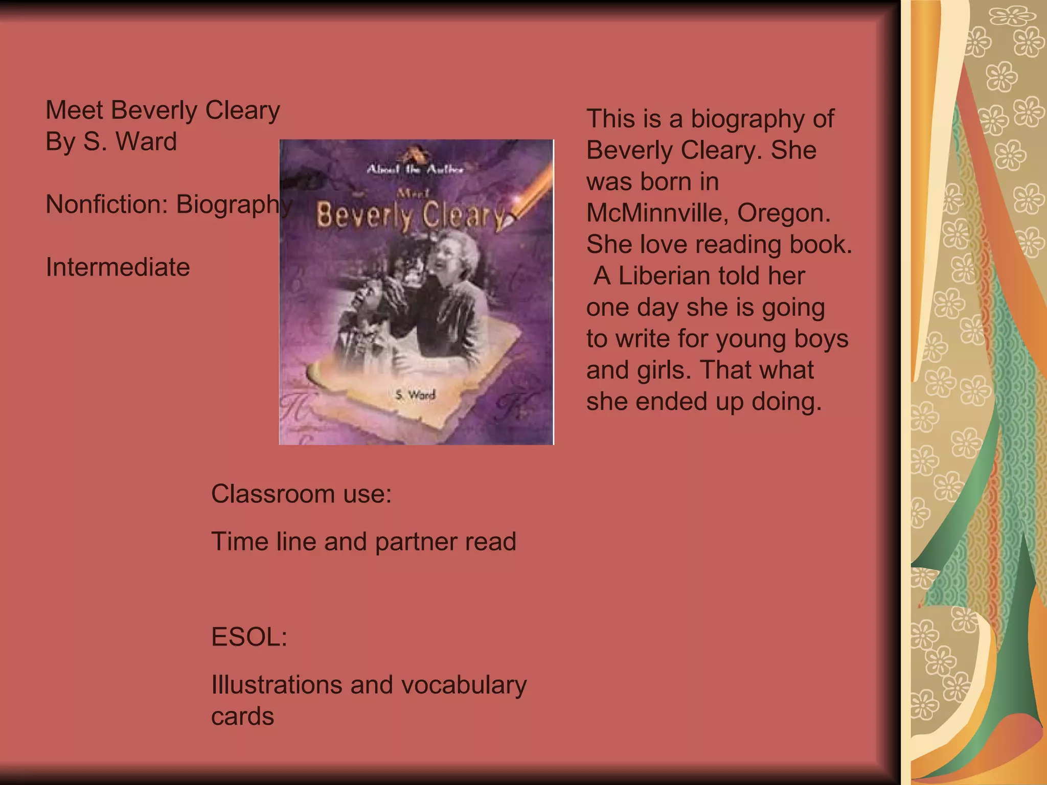 Wendy's Reading Response | PPT