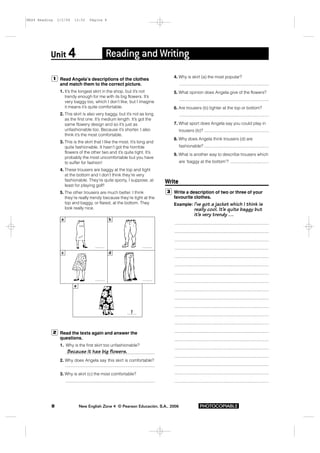 Readings and writings 4º eso | PDF