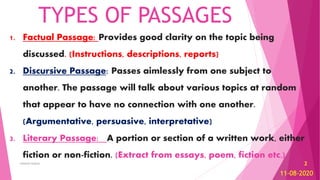 Reading section & note making | PDF