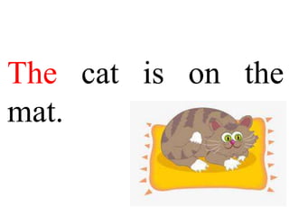 Reading sentences Nursery | PPTX