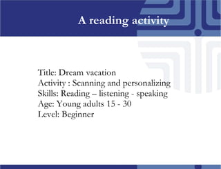 Reading sequence | PPT