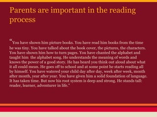 Reading session for parents of young readers | PPTX