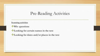 Reading session ii | PPTX
