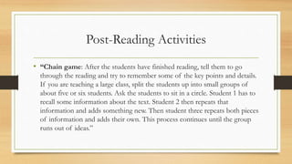 Reading session ii | PPTX