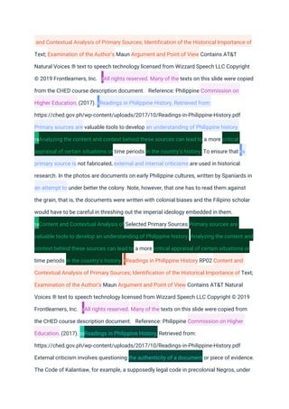 Readings in Philippine History - Presentation Slides Text Content Back ...